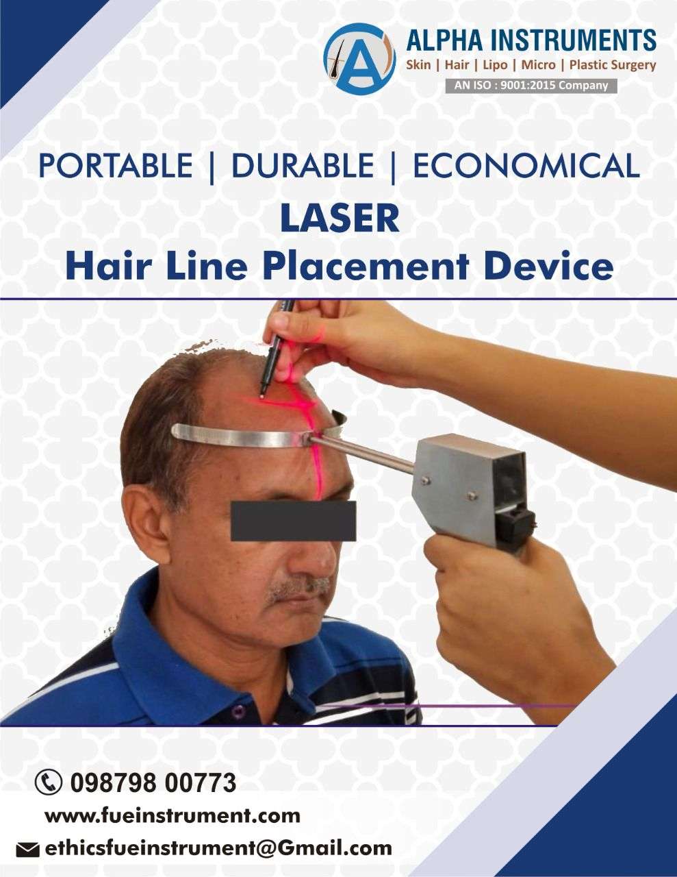 Laser Hair Line Device - Alpha Surgicals