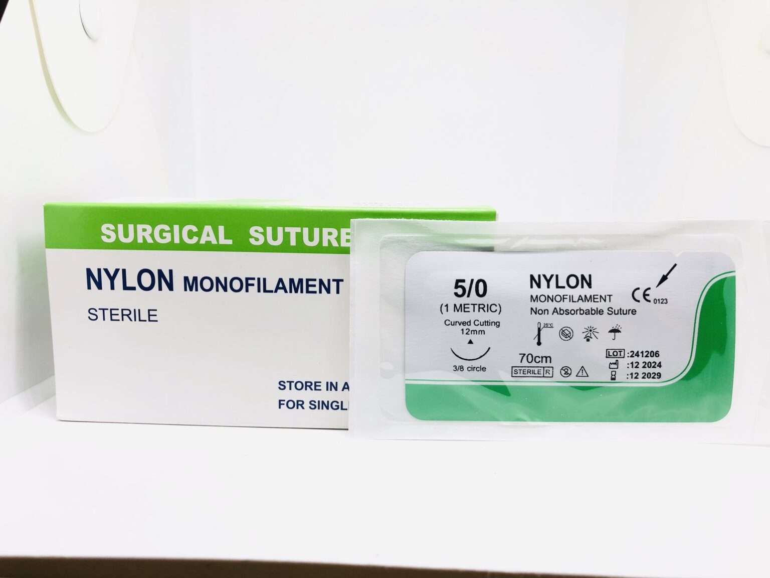NYLON POLYAMIDE SUTURE MATERIAL 5-0 - Alpha Surgicals