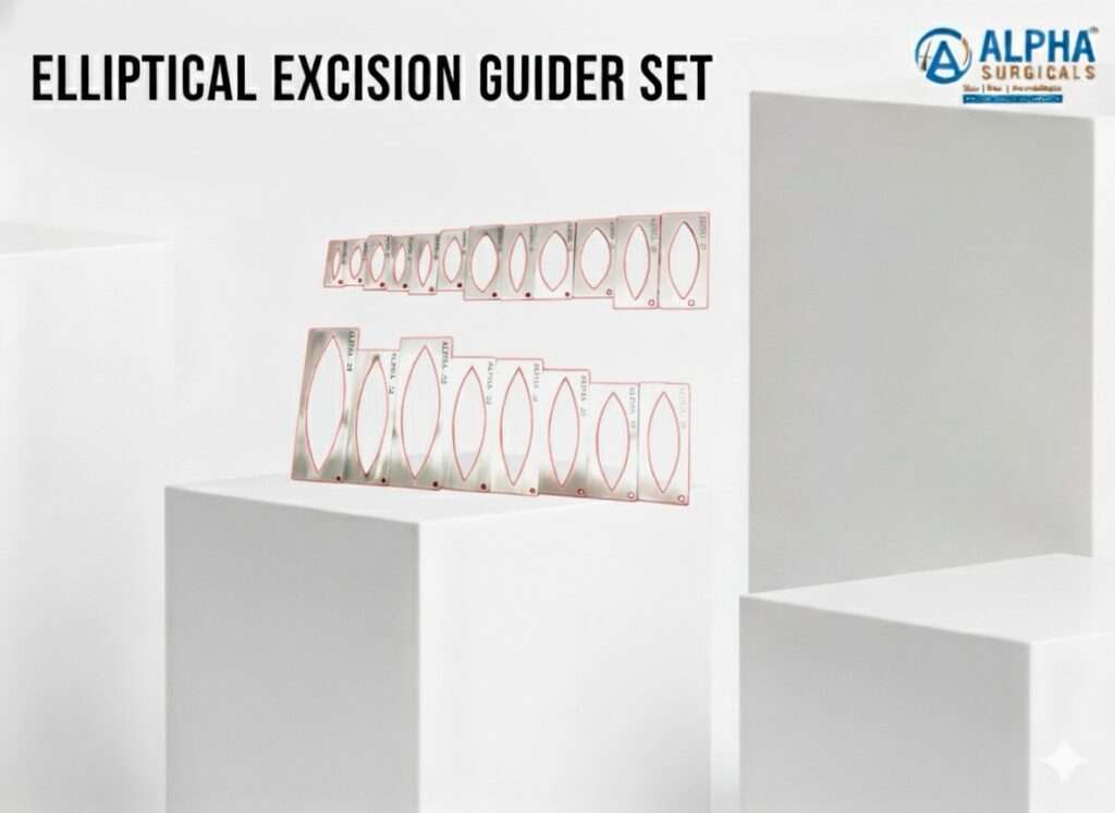 Elliptical Excision Guider – Premium Dermatology Surgical Instrument by ...