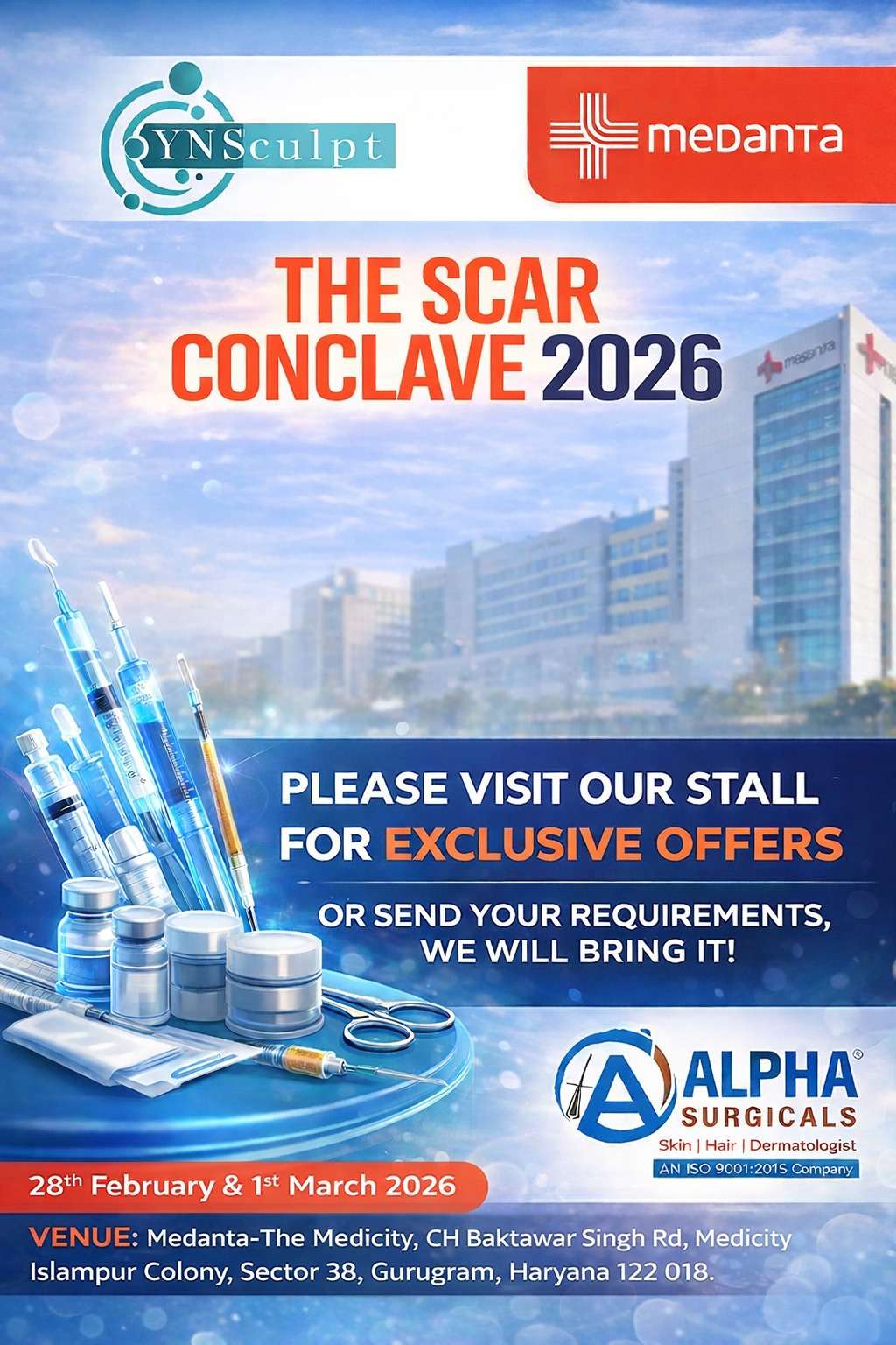 Alpha Surgicals Scar Conclave 2026 Event - Alpha Surgicals